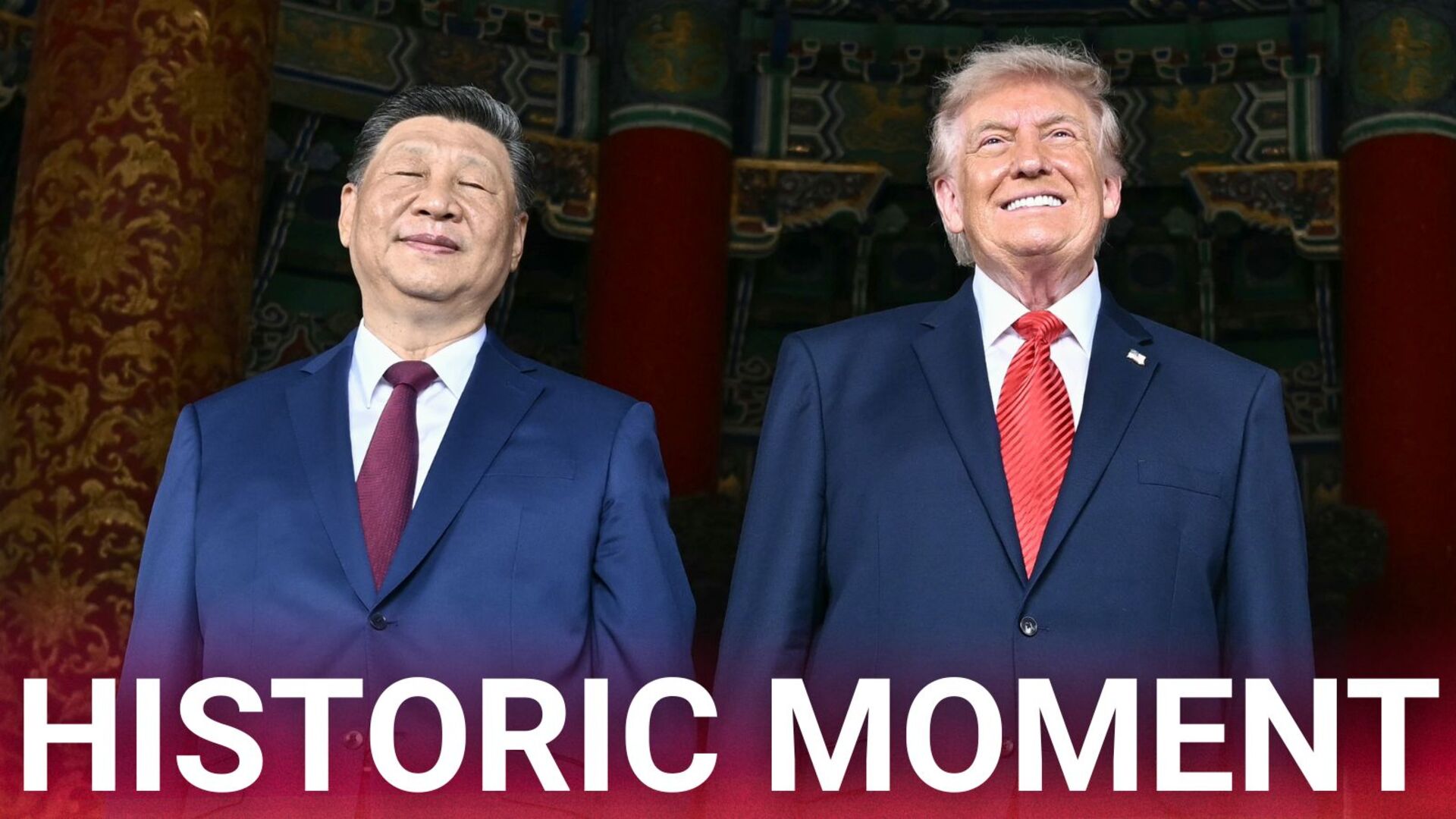 Trump showered with red carpet treatment in China as Xi rolls out ...
