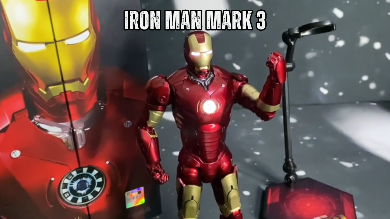 Iron Man Mark 3 ZD Toys 1/10 scale unboxing full breakdown series
