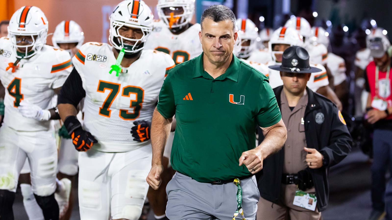 Miami (FL) football coach Mario Cristobal is strongly against expanding ...