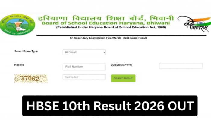 HBSE class 10th result 2026 out at bseh.org.in; check pass percentage ...