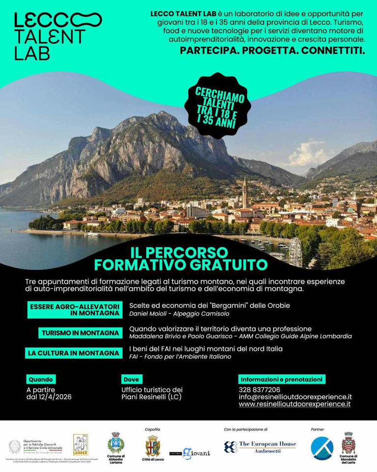 Lecco Talent Lab: incontri di formazione gratuita e orientamento per ...