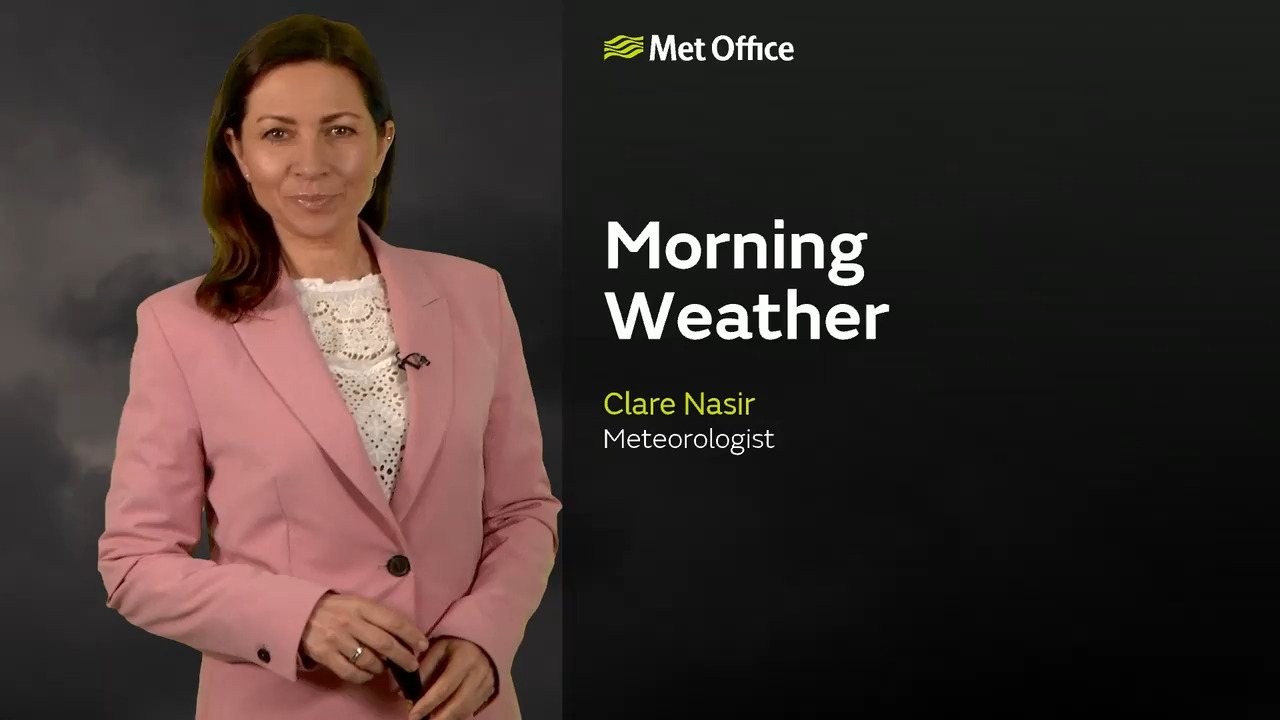 Met Office Tuesday morning weather forecast 24/03/2026