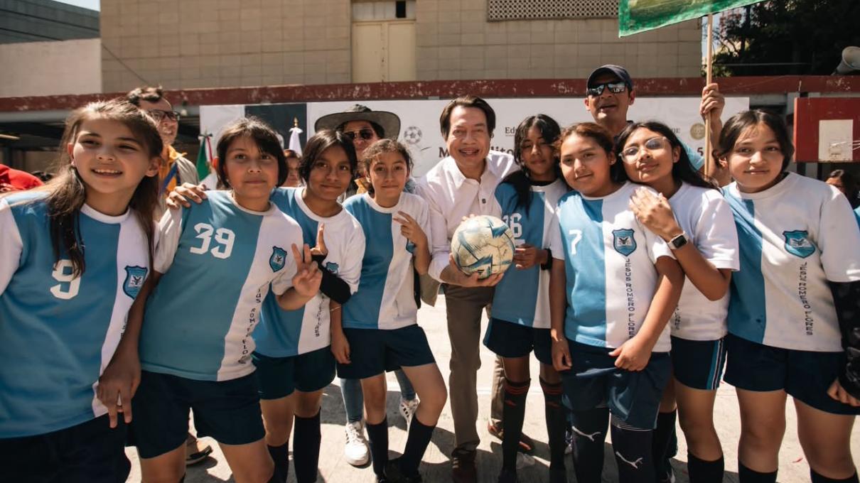 Mundialito Escolar de Futbol se realizará todos los años: Mario Delgado