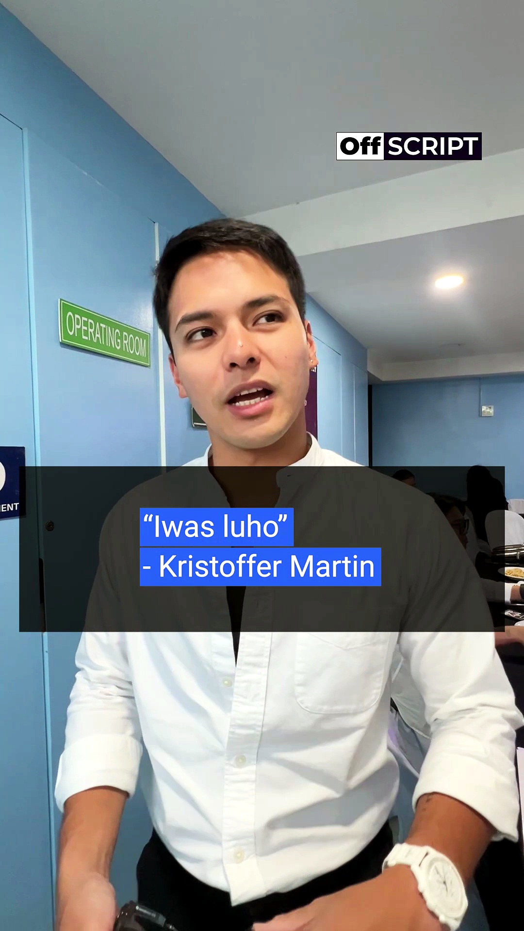 Off script: Kristoffer Martin, nagtitipid din?