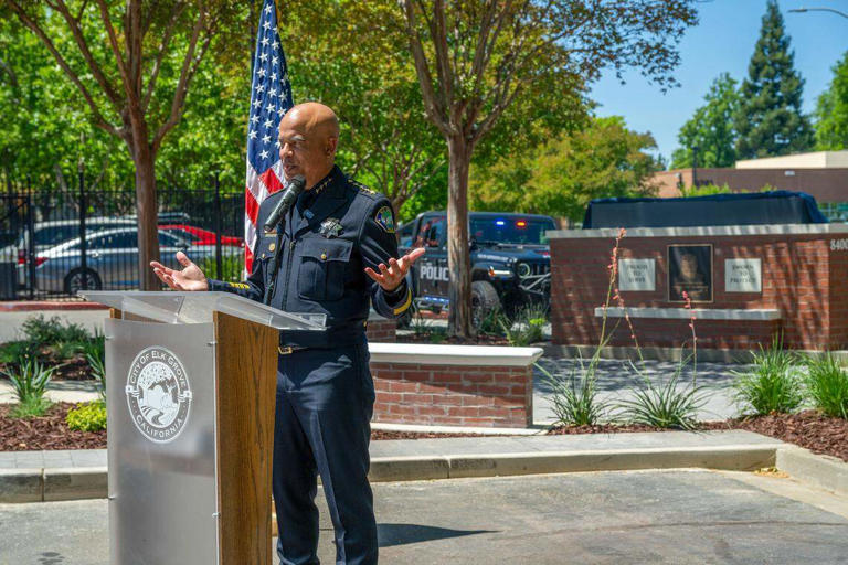 Elk Grove Police Department dedicates building to fallen motor officer ...