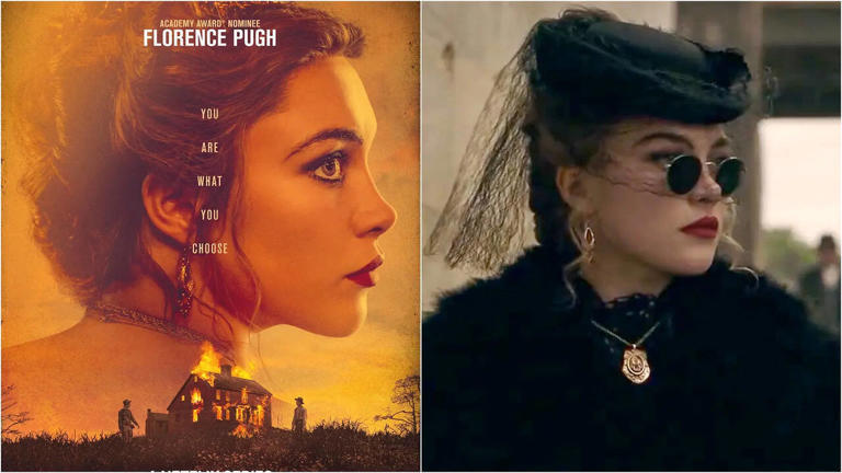 East of Eden: Florence Pugh's transformation into Cathy Ames in Netflix ...
