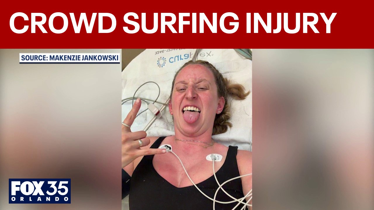 Woman breaks back in crowd surfing fall at Welcome to Rockville