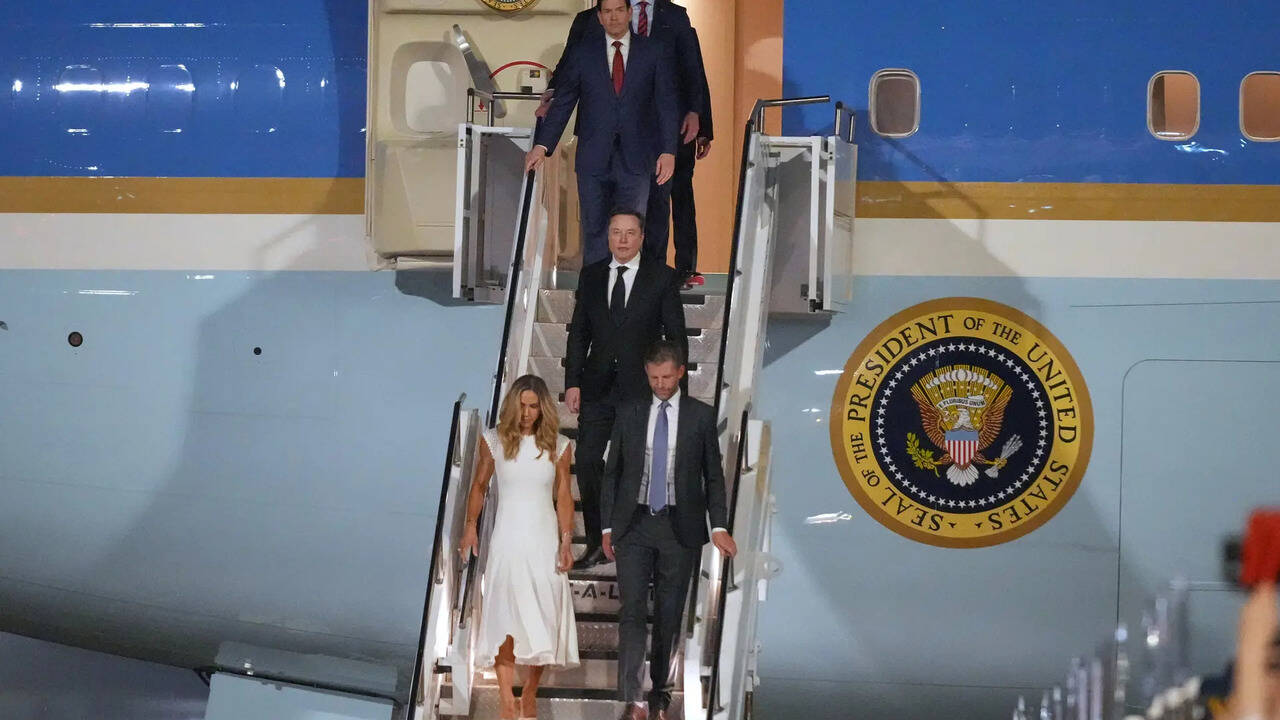 Presidents Xi and Trump engage in high-profile summit in Beijing