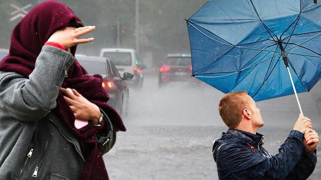 Gök gürültülü sağanak ve fırtına geliyor: Meteoroloji saat verdi! Hava ...