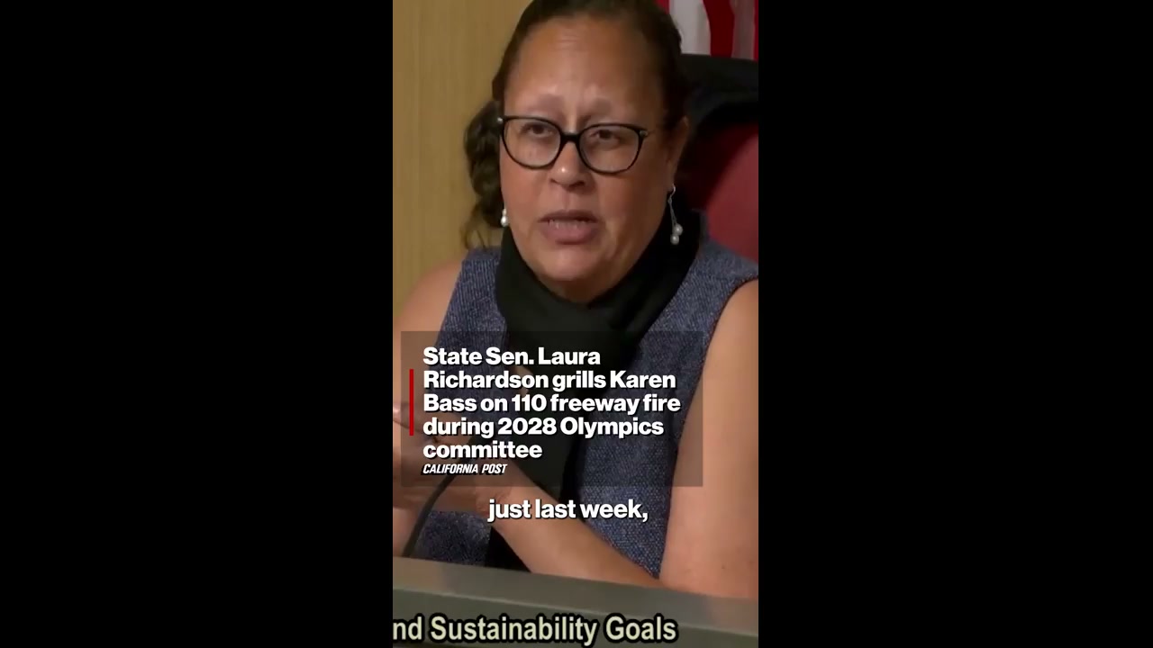 Lawmakers grill Karen Bass over 110 Freeway fire