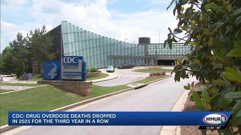 CDC: Overdose deaths drop nationwide, including in NH