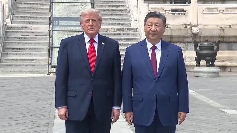 Trump and Xi visit Beijing's Temple of Heaven