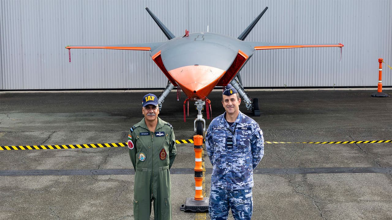 India, Australia discuss future aerospace collab; MQ-28 Ghost Bat seen