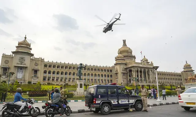 NSG commandos, Karnataka police hold mock drill at Vidhana Soudha