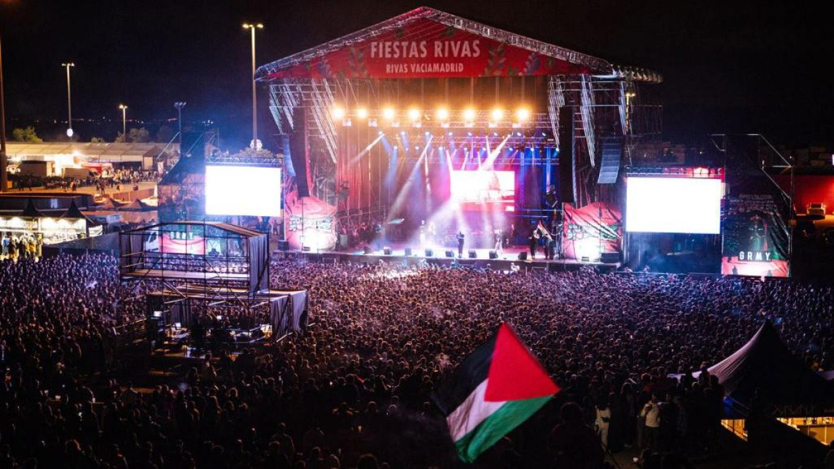 El altavoz del Grimey x Palestina 2026: la cultura y el arte contra el ...
