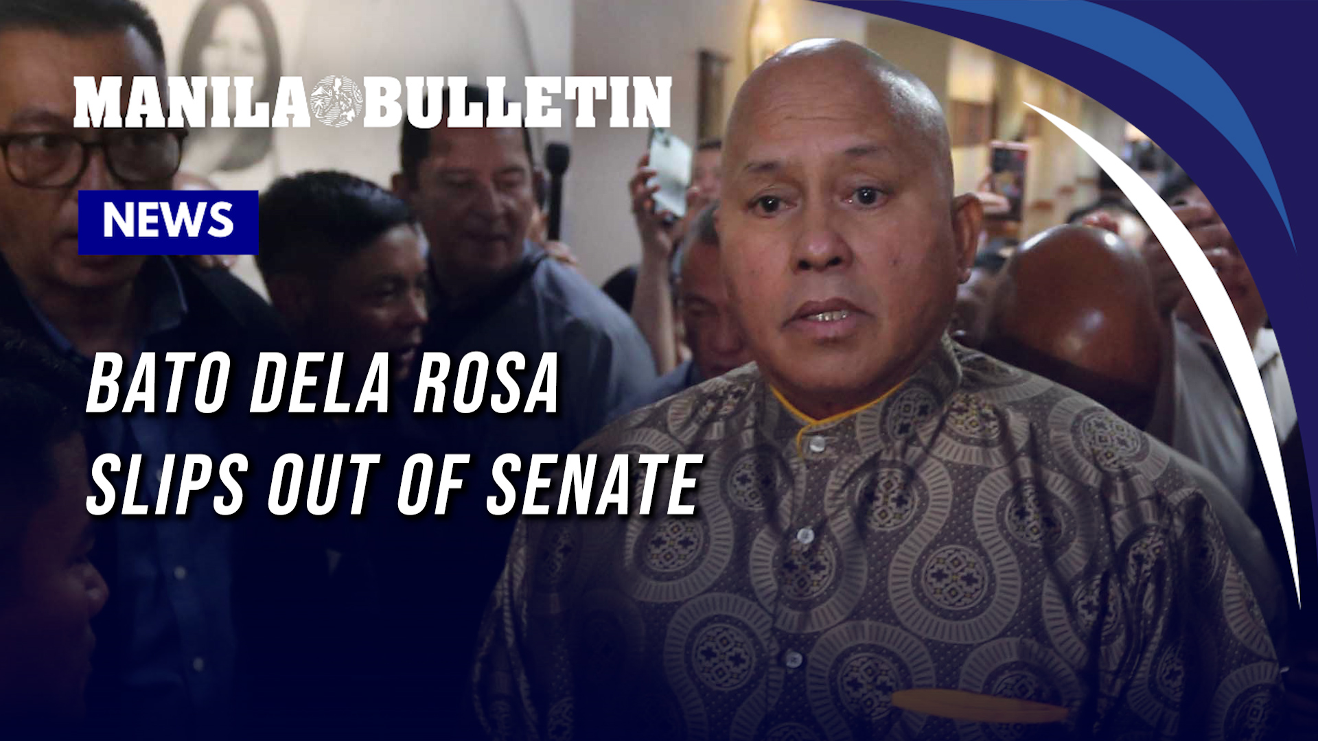 Bato dela Rosa slips out of Senate—source