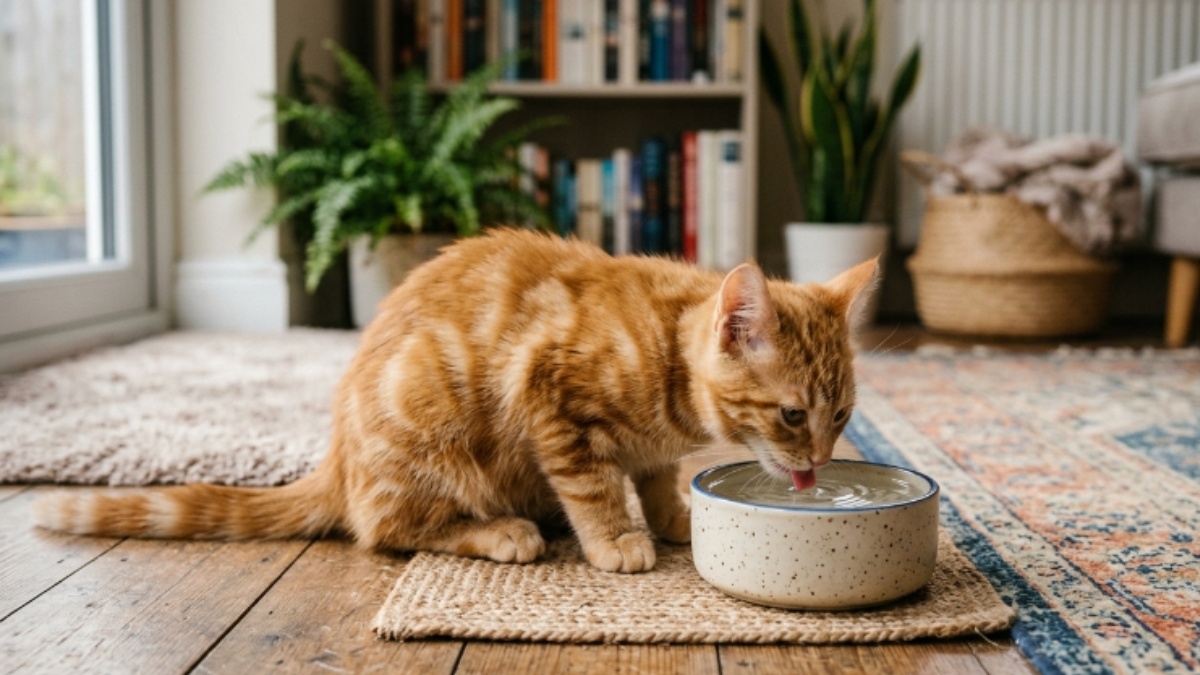 How much water should your cat drink daily?
