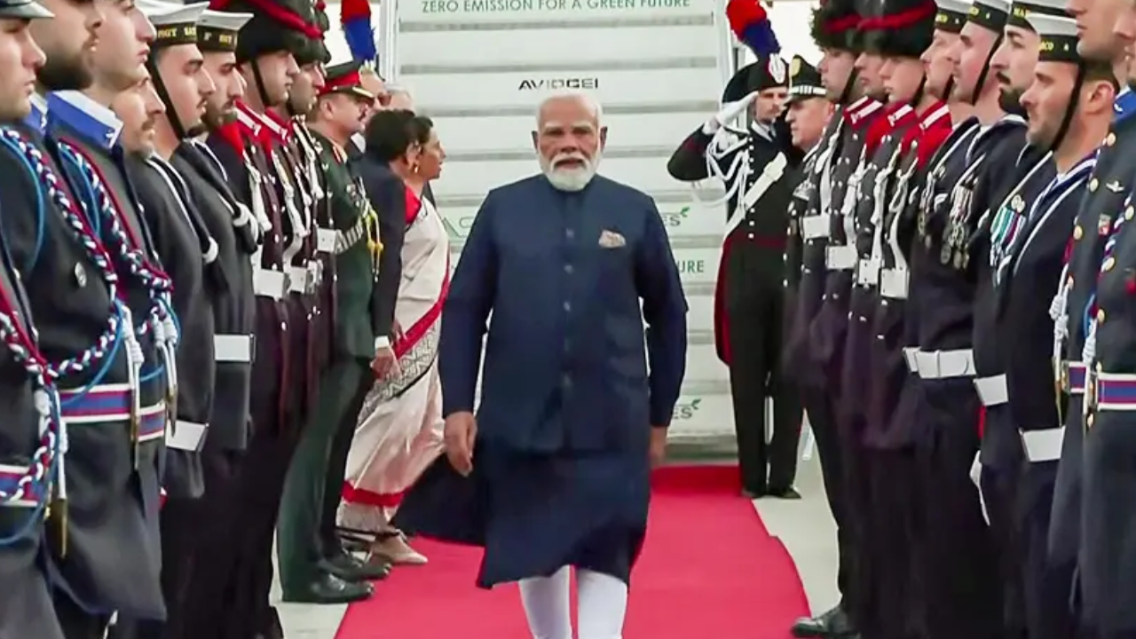 PM Modi arrives in Rome for final leg of five-nation tour; meeting with ...