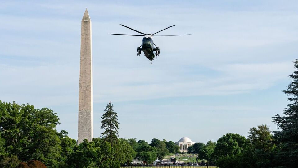 Trump explores building helipad at White House to prevent new Marine ...