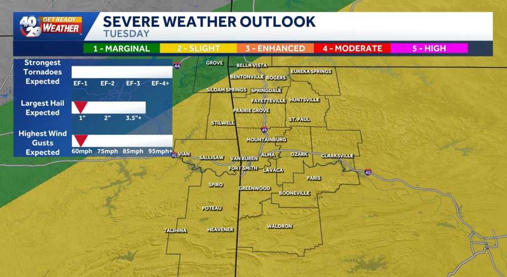 Strong storms move out, rain remains
