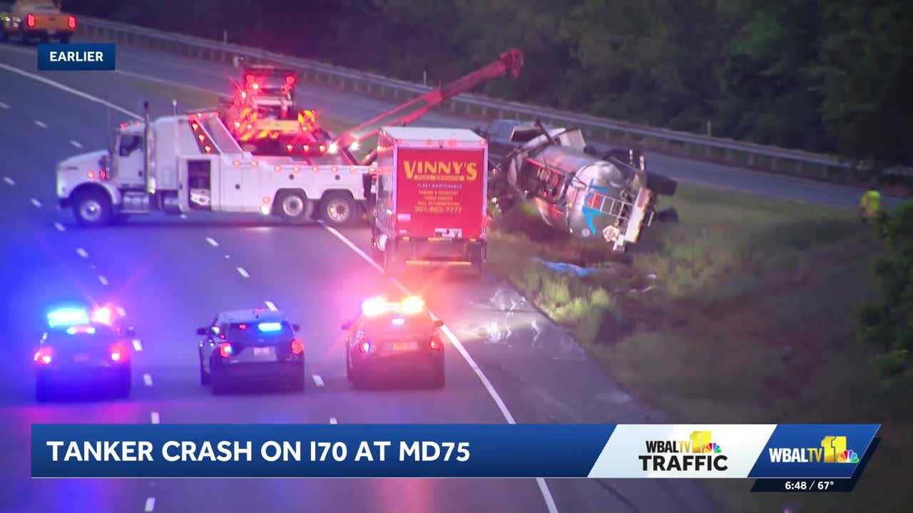 Tractor-trailer driver dies in crash on I-70 in New Market