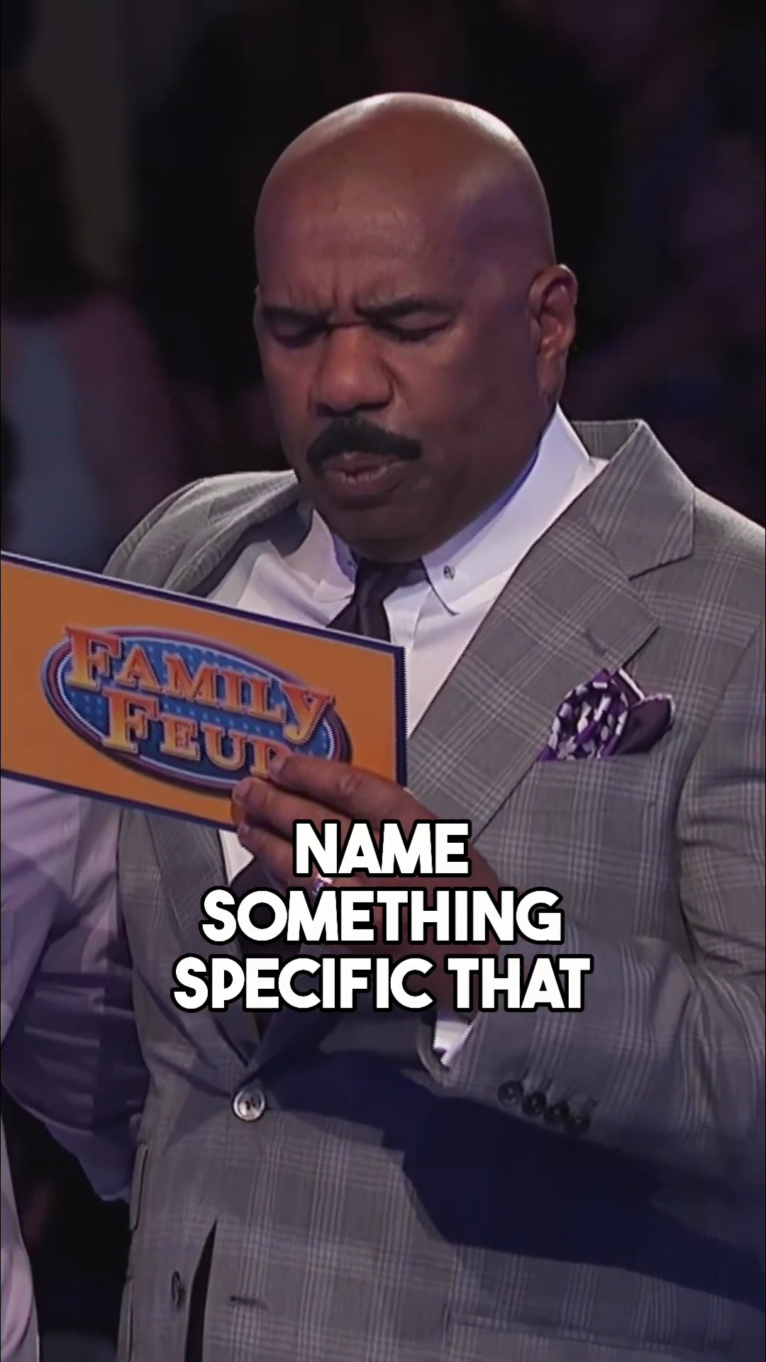 Steve Harvey regrets asking this Family Feud question