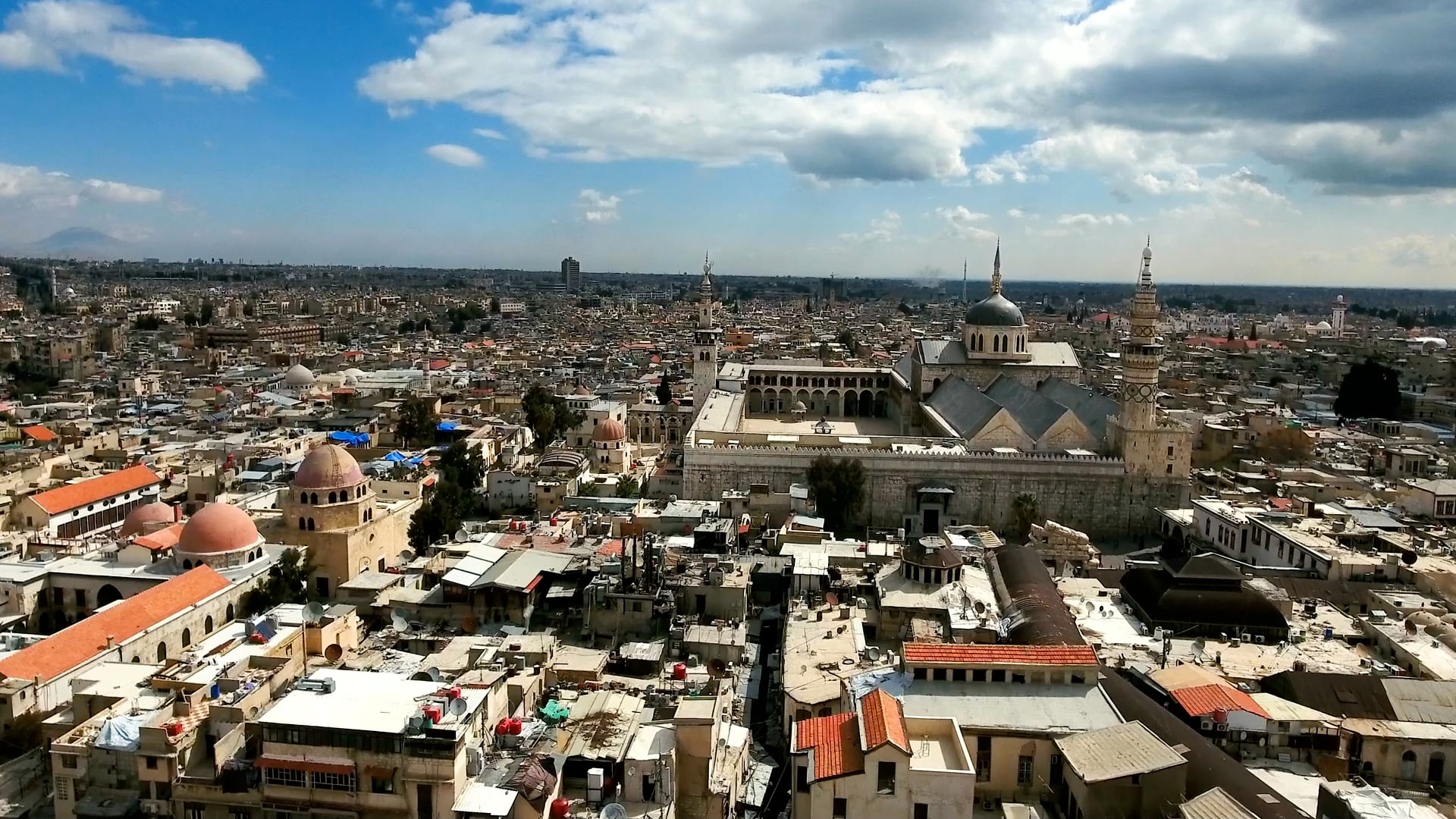 Damascus, Syria: Stunning drone tour of Damascus and the historic ...
