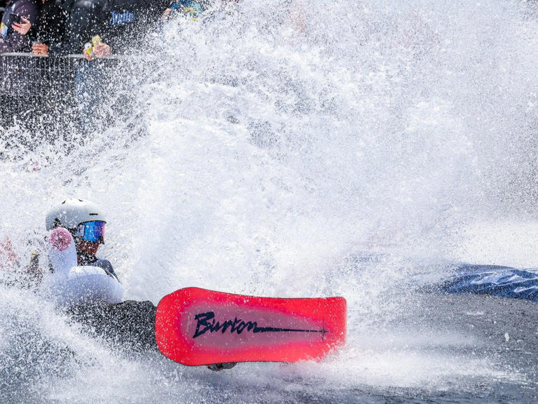 Annual slush cup makes waves at Sunshine ahead of a rare summer ski season