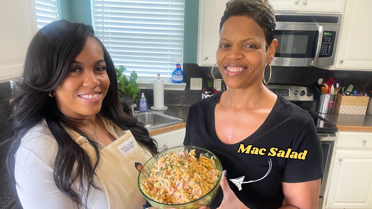 My mom taught us how to make macaroni salad | The Southern way!