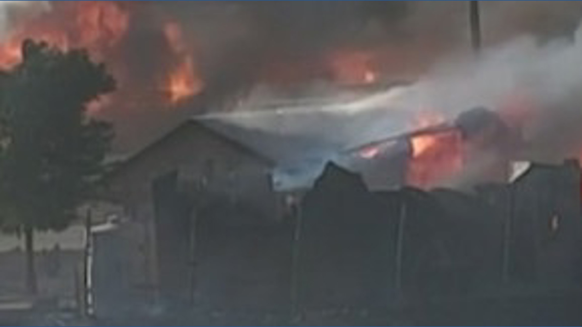 'Stinky fire' destroys homes