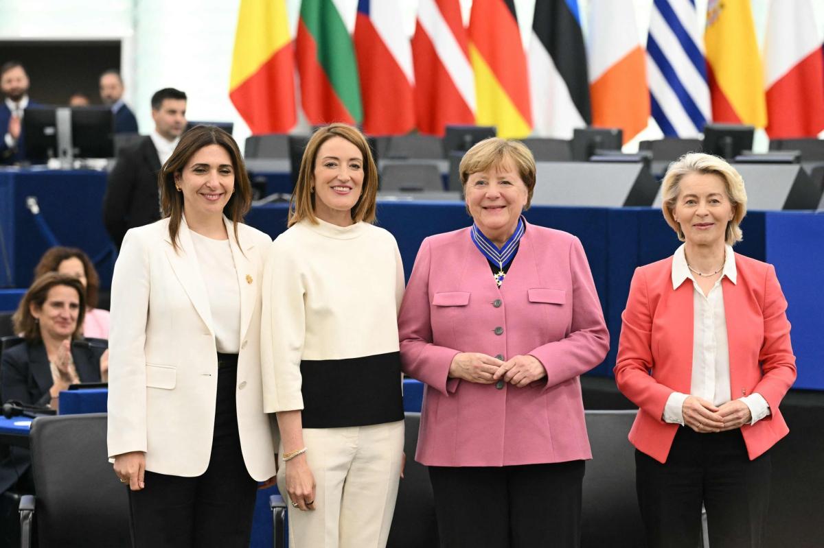 Europa ehrt die ehemalige Bundeskanzlerin Angela Merkel