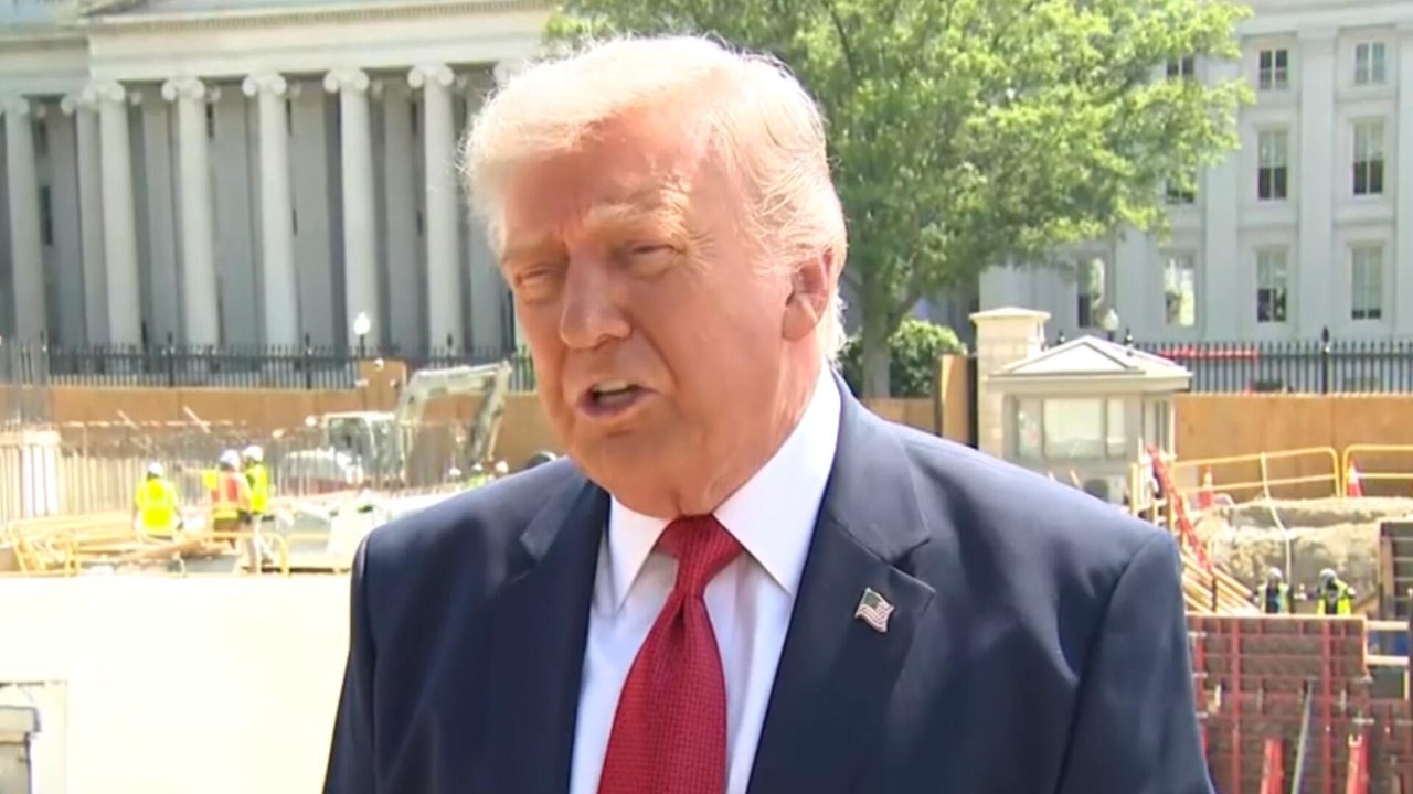 Trump gives tour of White House ballroom construction, says he was ...