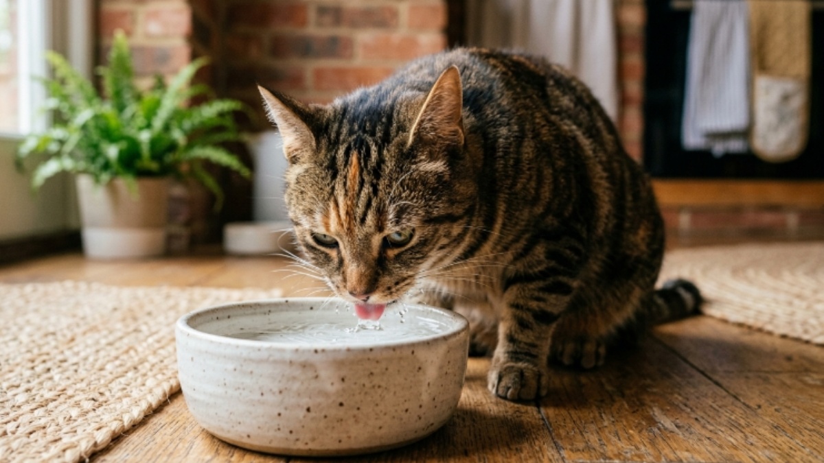 How much water should your cat drink daily?