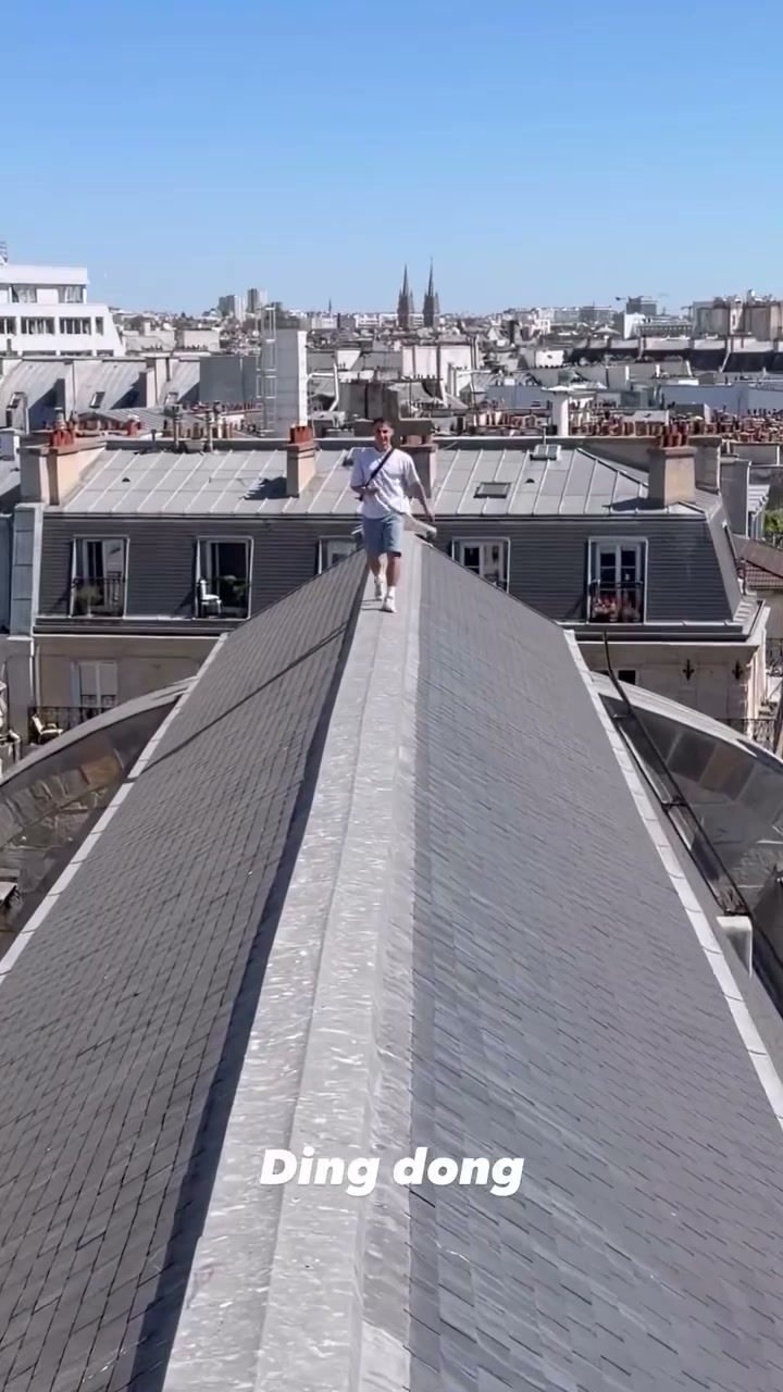 Petite escapade sur les toits avec les potes!