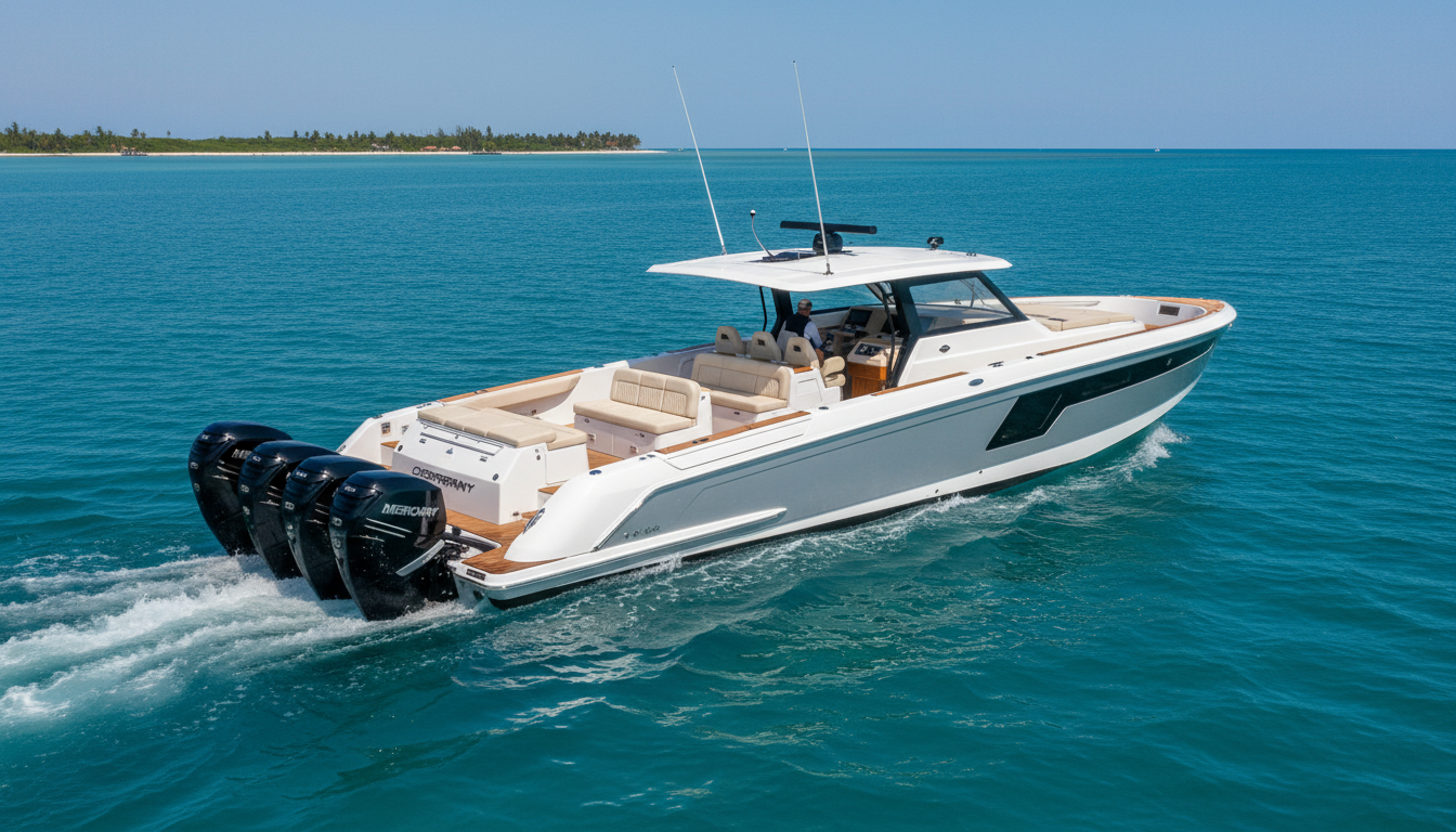 This is the top speed of the fastest boat you can actually buy
