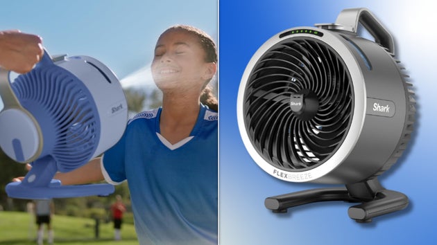 This portable shark fan feels like getting hit by an air conditioner ...