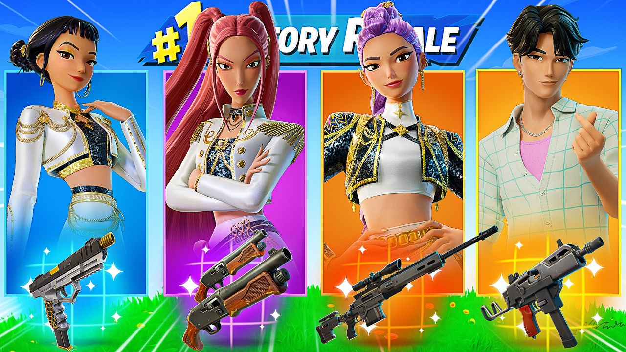 The *RANDOM* GOLDEN KPOP Demon Hunters Challenge in Fortnite!