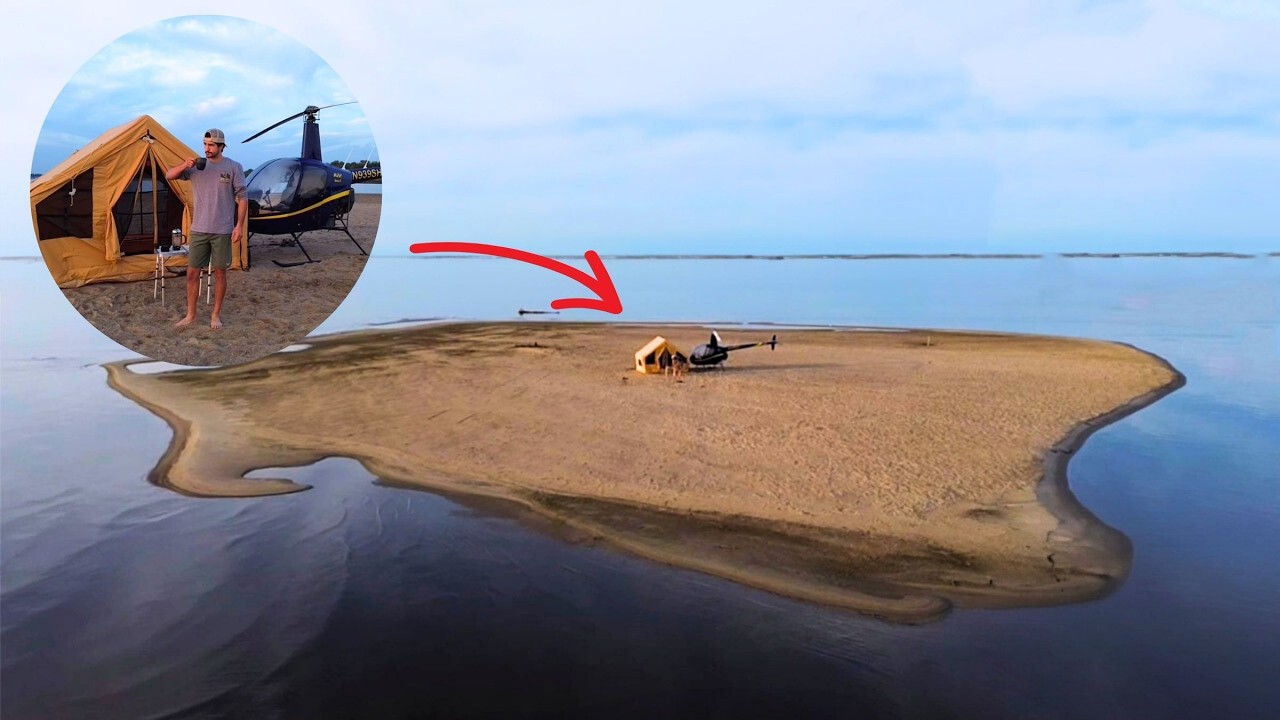 Is this the ultimate island camping experience?