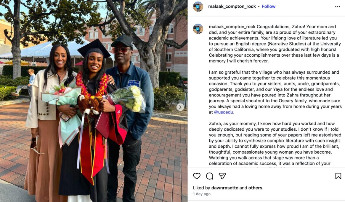‘Has Her Daddy’s Face, for Sure!’: Chris Rock’s and Ex-Wife Reunite as ...