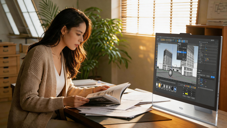 Lenovo launches Yoga 32 Ultra Aura AIO with 4K 165Hz OLED display ...
