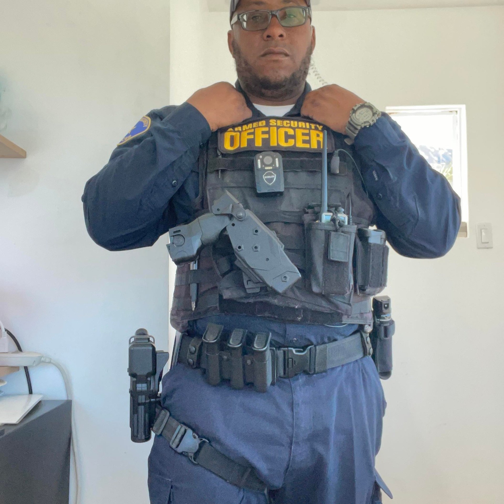 First picture of Amin Abdullah, the heroic security guard who stopped ...