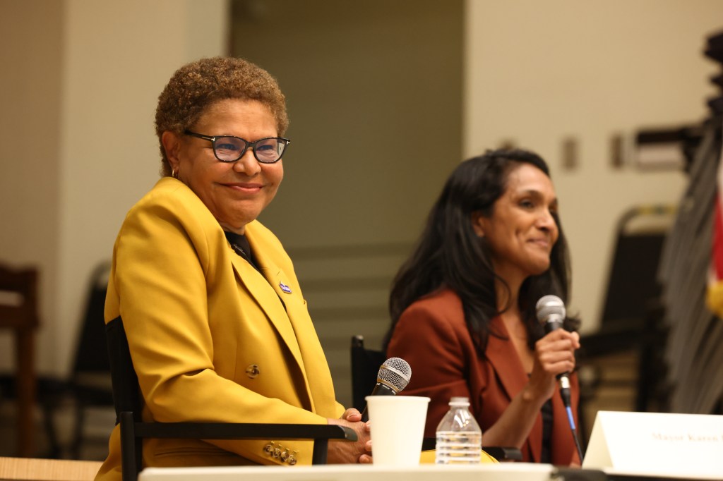 LA’s DSA councilmembers back Karen Bass for mayor, turning on Nithya Raman
