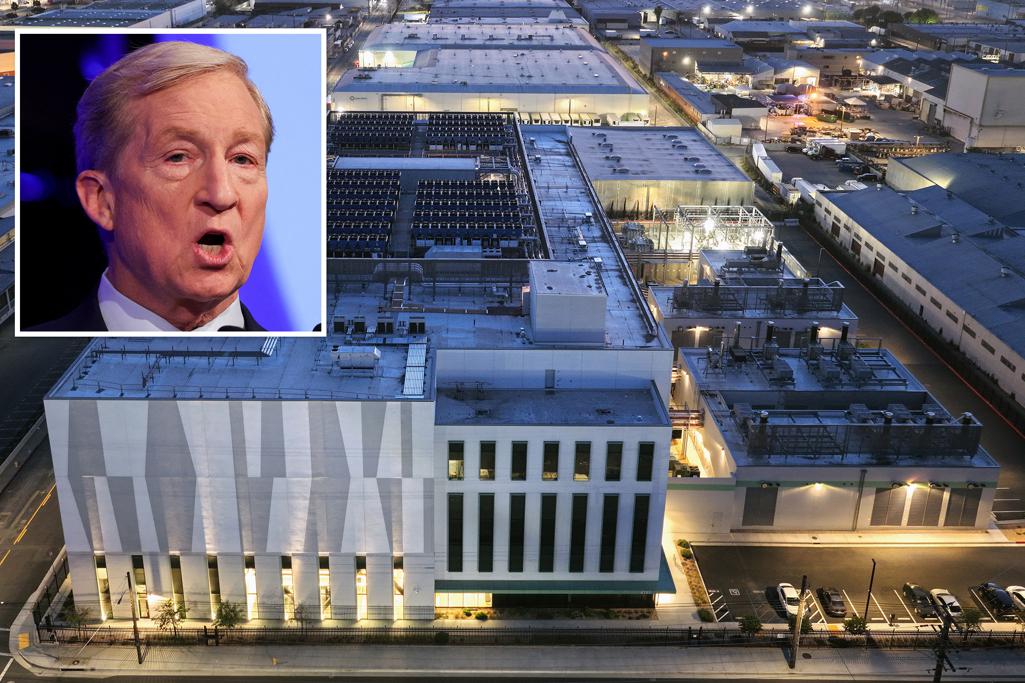 Tom Steyer makes shocking flip flop on water-hogging AI data centers