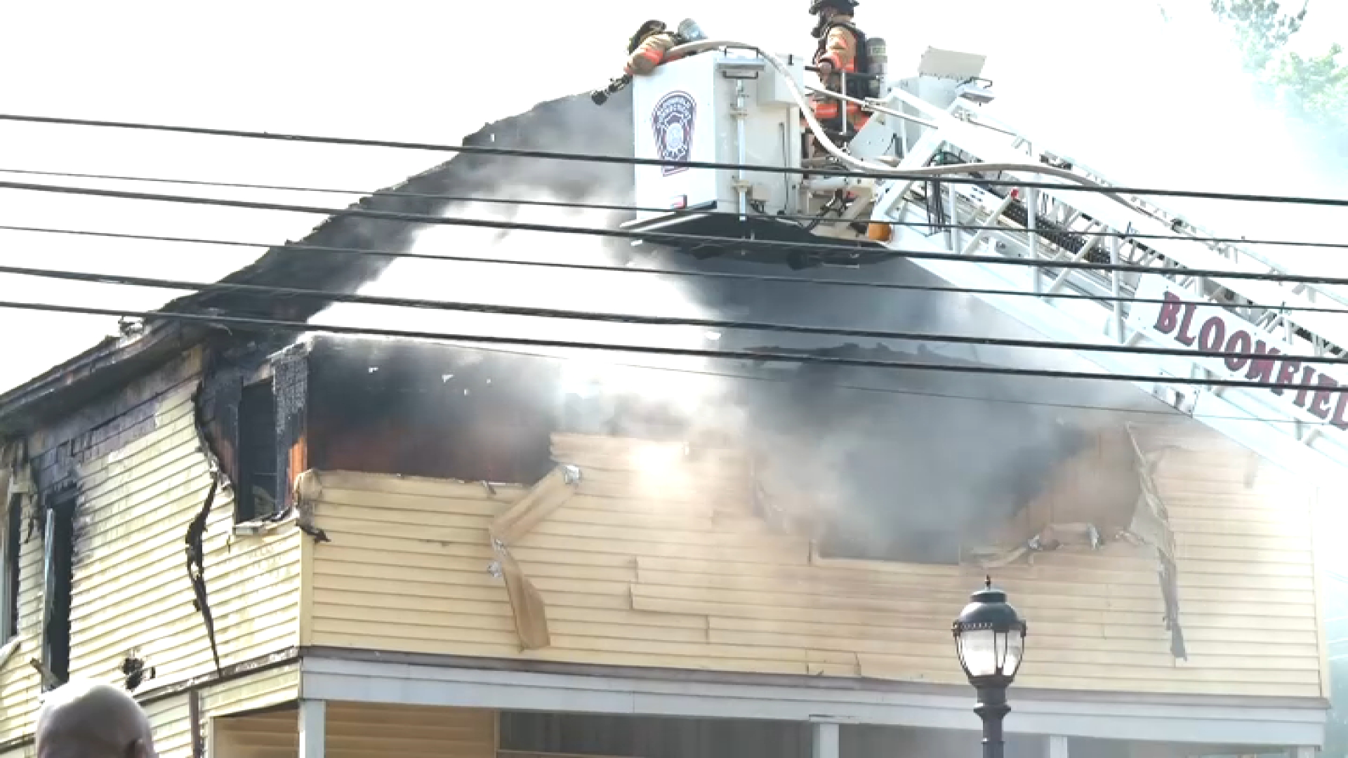 1 person unaccounted for after fire in Bloomfield