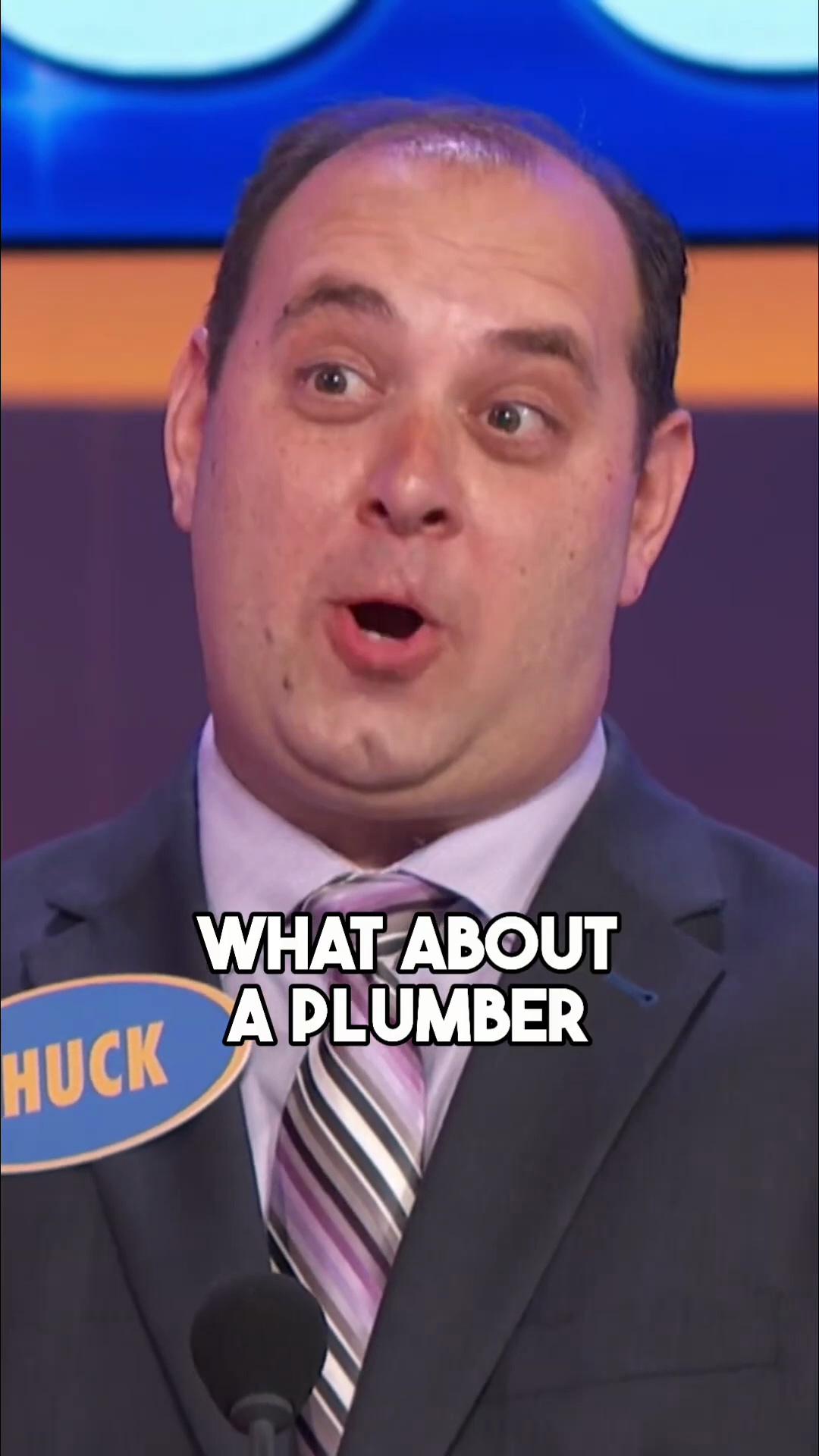 Steve Harvey loves Chuck’s plumber answer on Family Feud