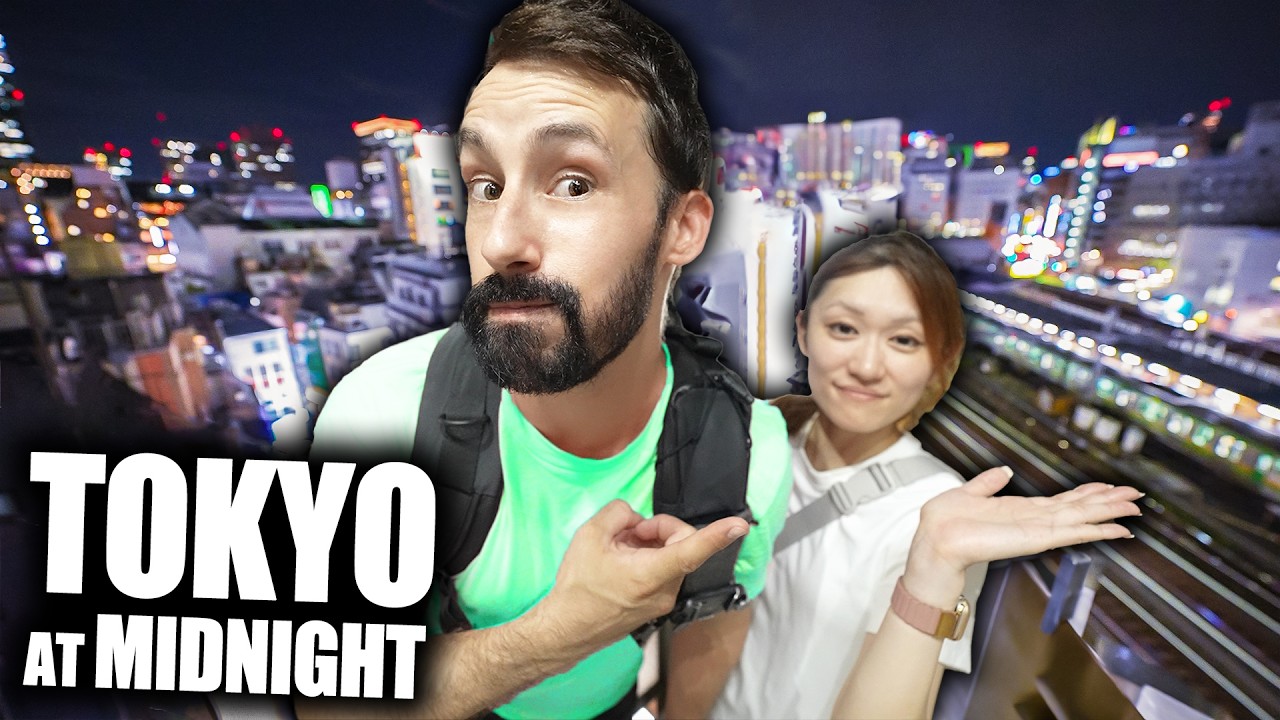 Exploring Tokyo empty after midnight