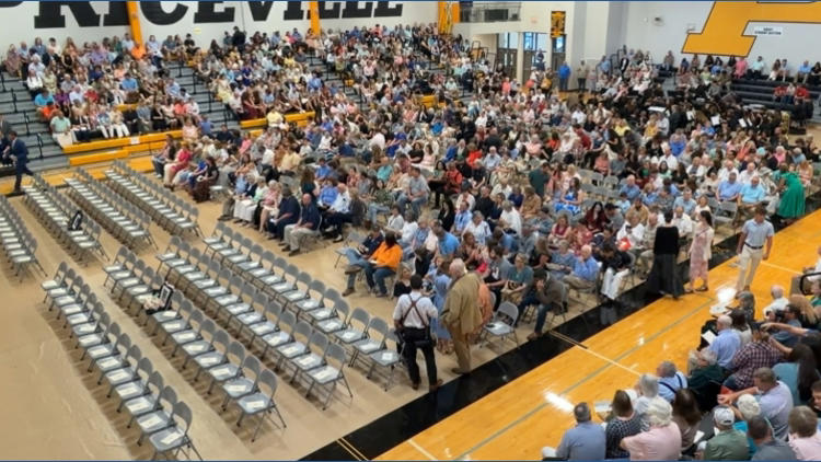 Priceville High School honors late students at Class of 2026 graduation ...