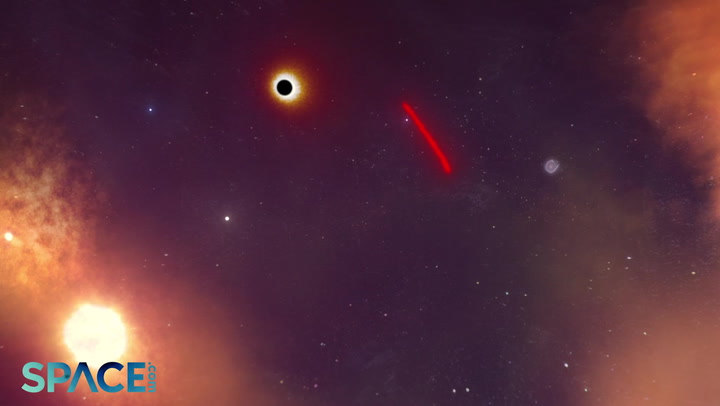 Filament of gas spaghettified by the Milky Way's massive black hole
