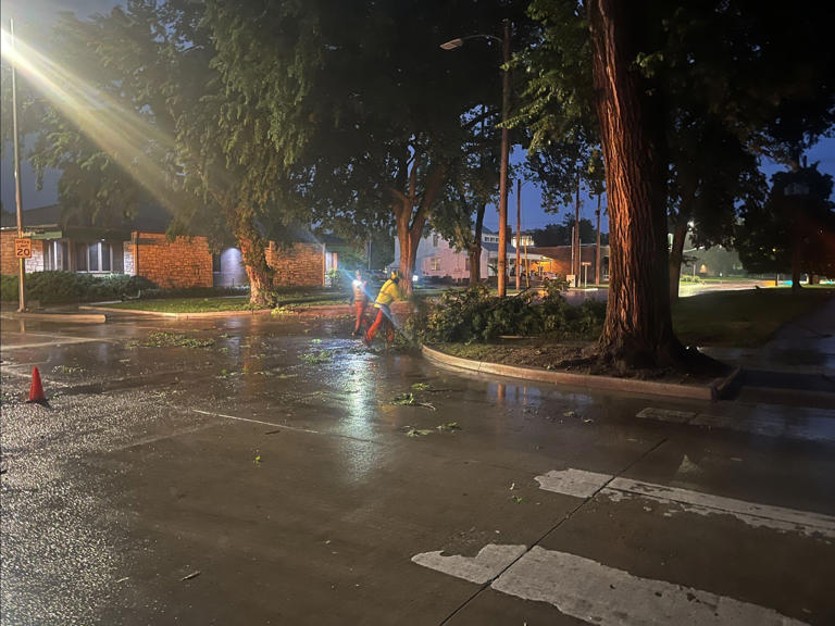 Manhattan crews continue storm cleanup after severe weather