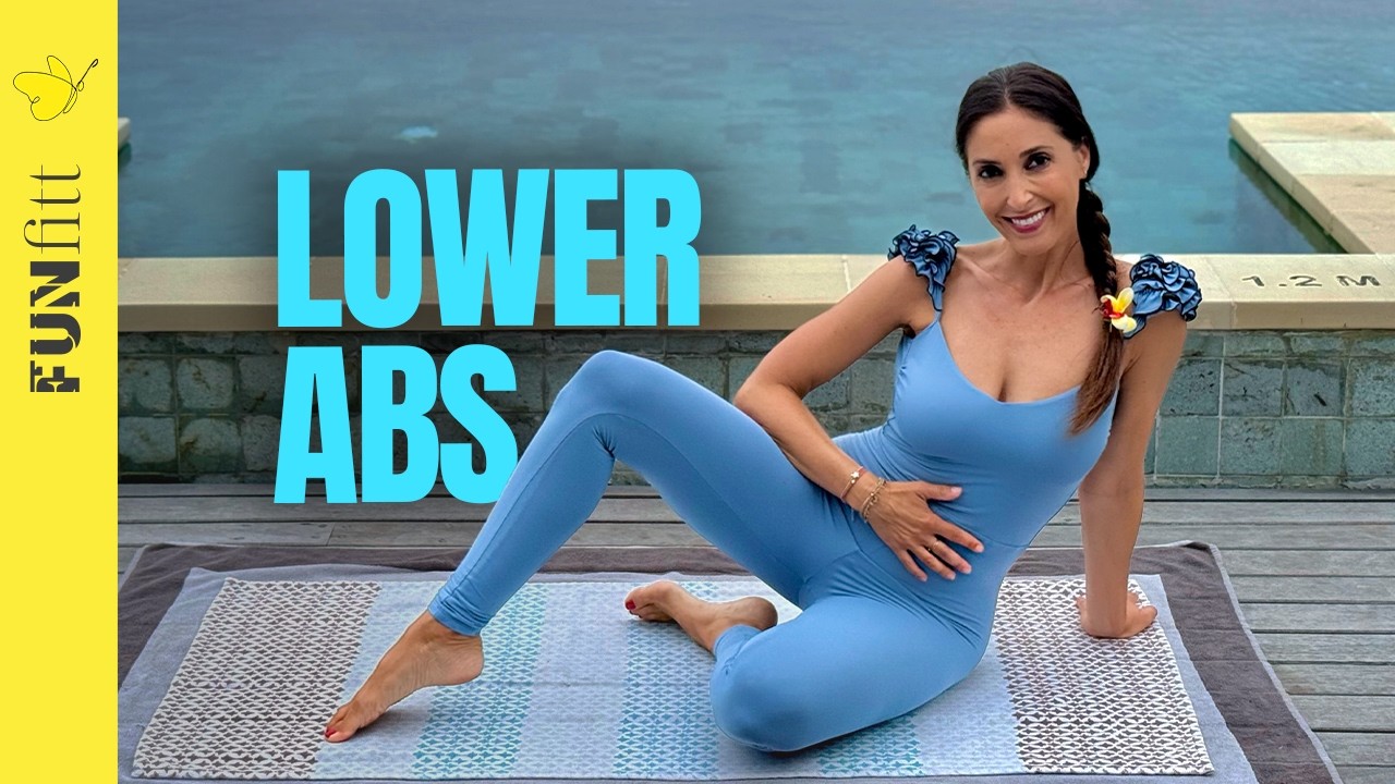 🌴 Defined lower abs in 7 minutes | 4 easy exercises in the Maldives